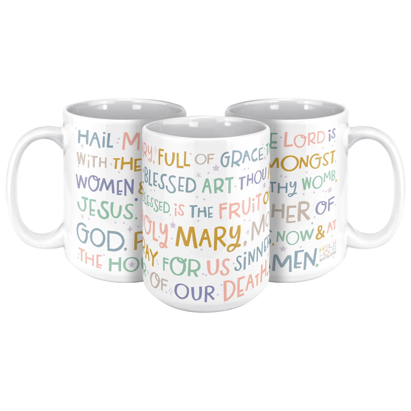 Hail Mary Prayer | Catholic Mug – Holy Hour Gifts