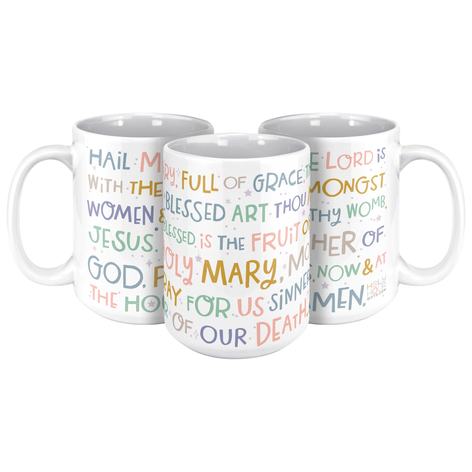 Hail Mary Prayer | Catholic Mug – Holy Hour Gifts