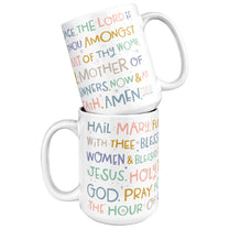 Hail Mary Prayer | Catholic Mug – Holy Hour Gifts